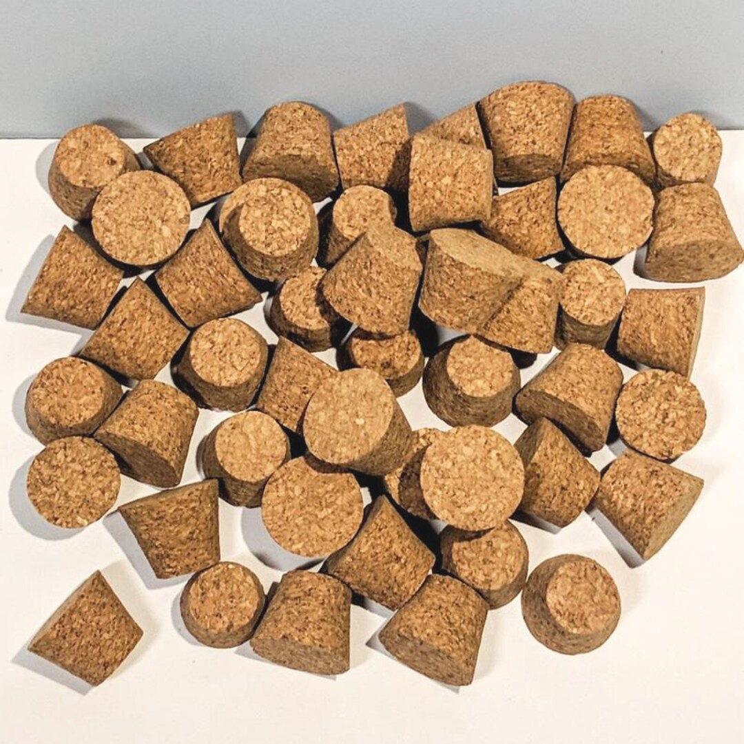 Small Size Natural Taper Bottle Corks Lab Vial Stopper Jar Top - Etsy