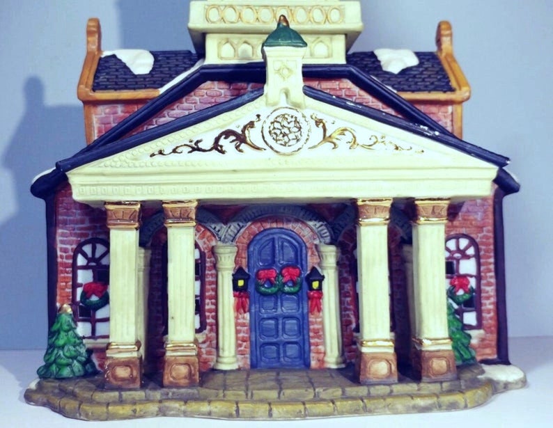 13 Tall Ceramic Bisque Painted Gilded & Lighted Tutor - Etsy