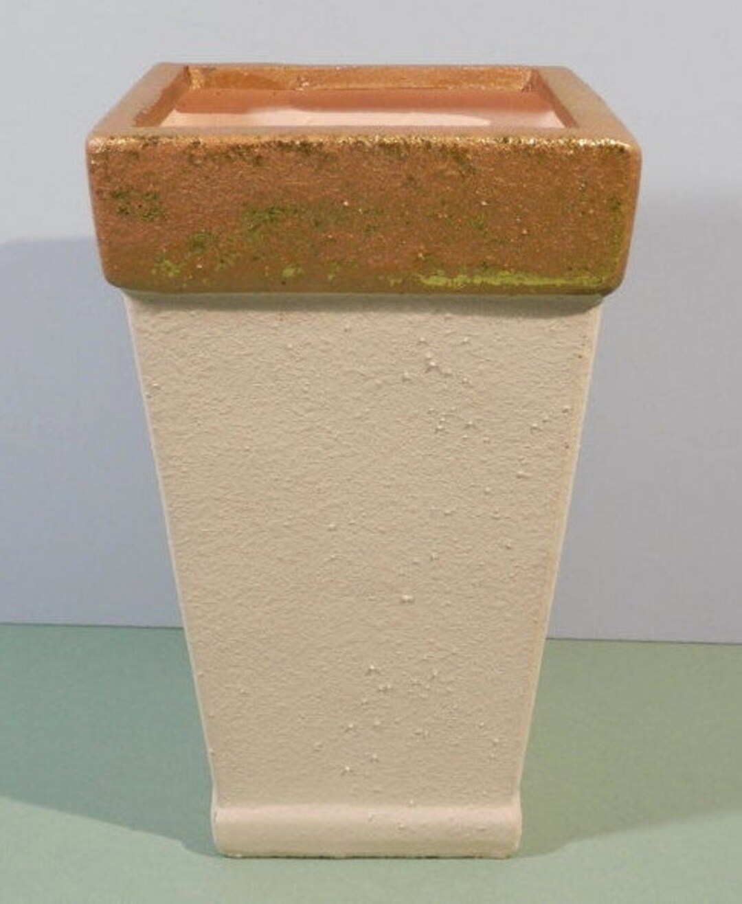 1950s 8 Tall SIA Floral Vase, Sand Textured Stucco, Mid-century Modern ...