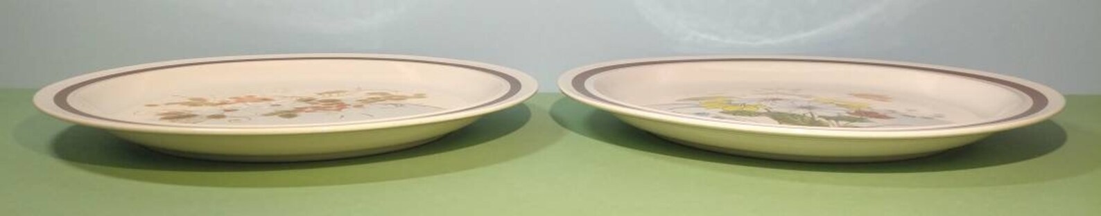2, 10.5" 1970s FOUR SEASONS Dinnerware Plate Collection "autumn Bouquet ...