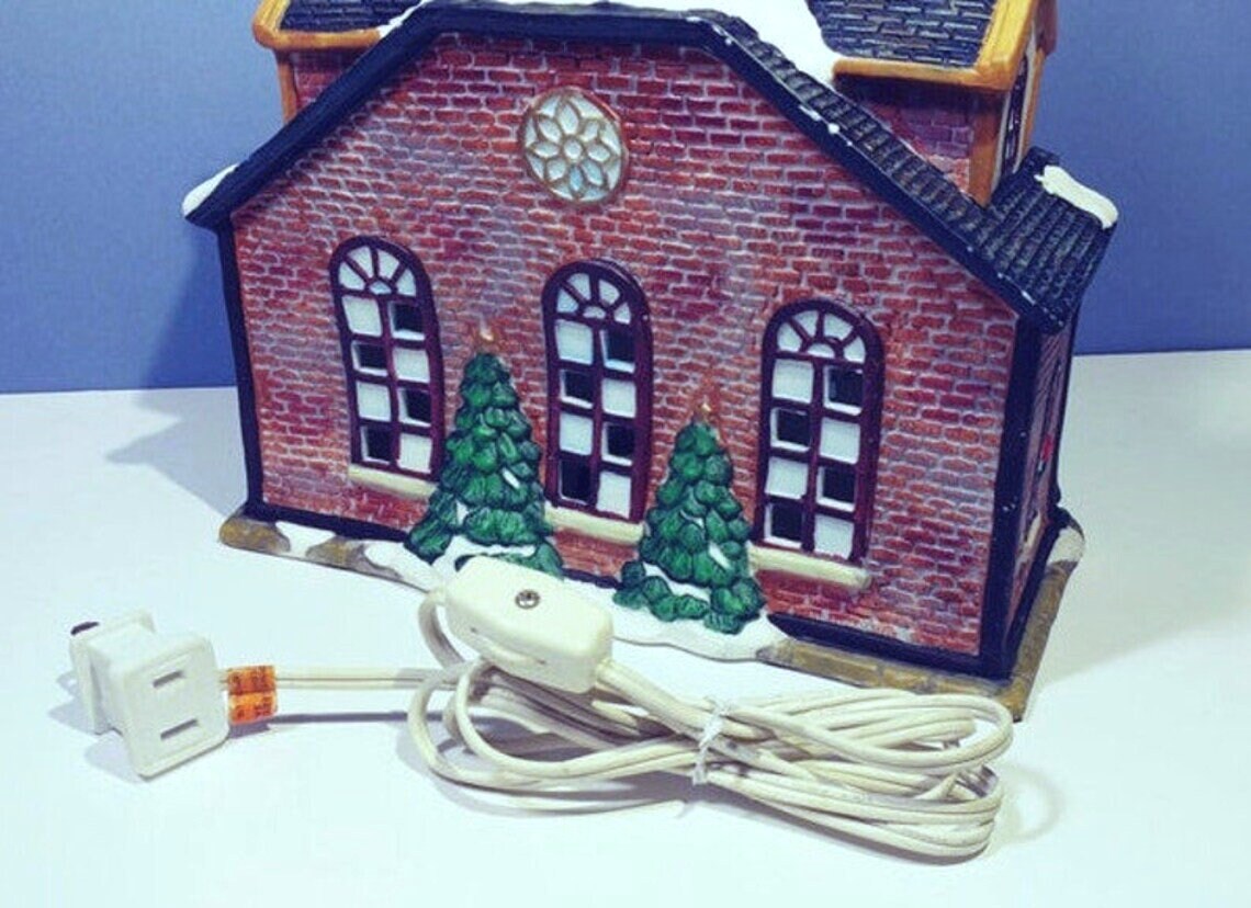 13 Tall Ceramic Bisque Painted Gilded & Lighted Tutor - Etsy