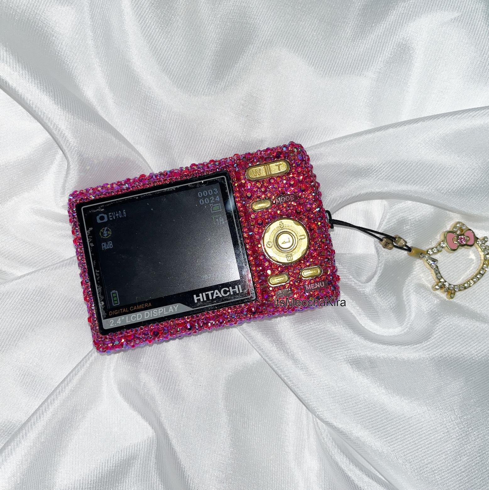 Vintage Bedazzled Y2k Digital Camera Rhinestone Bling Hot Pink - Etsy
