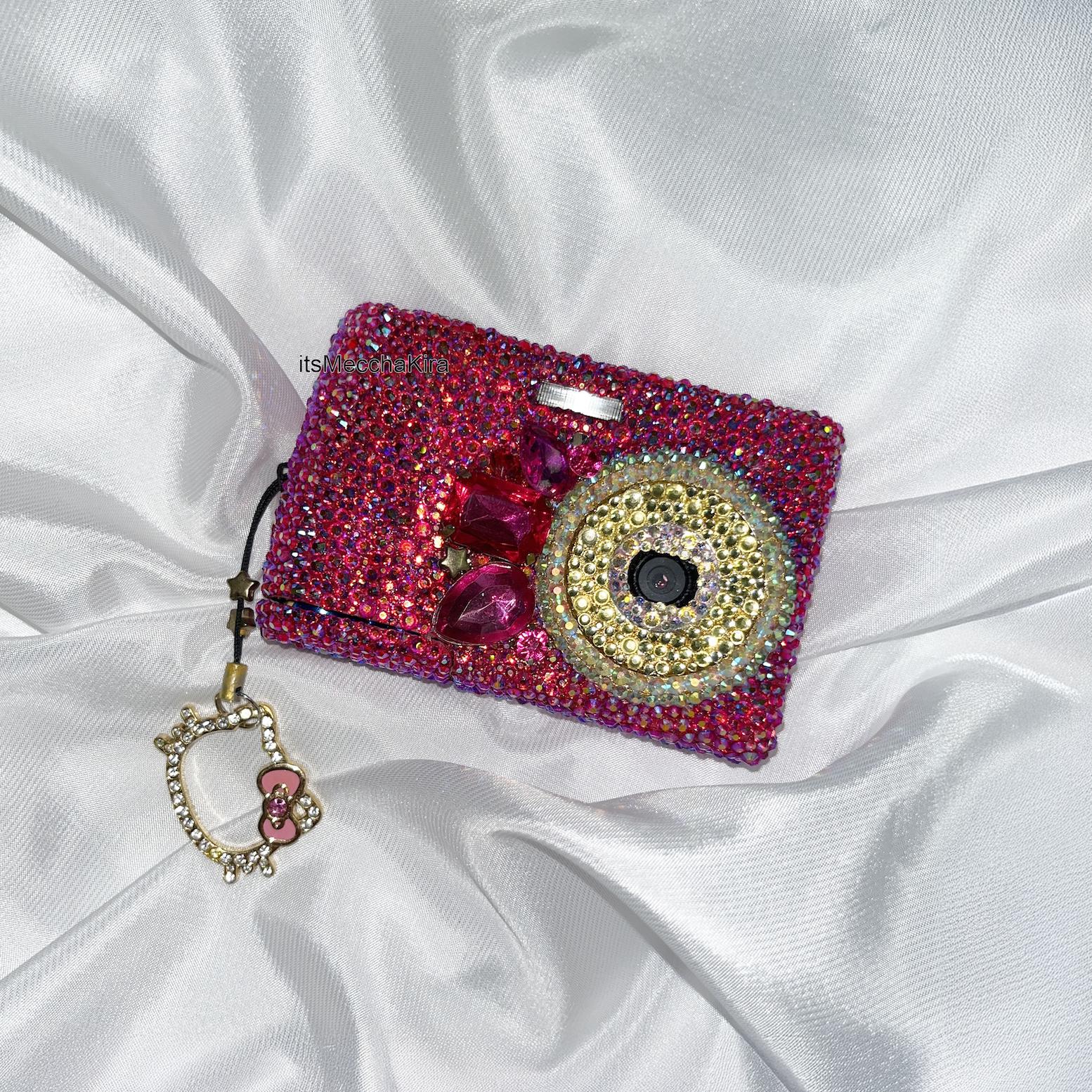 Vintage Bedazzled Y2k Digital Camera Rhinestone Bling Hot Pink - Etsy