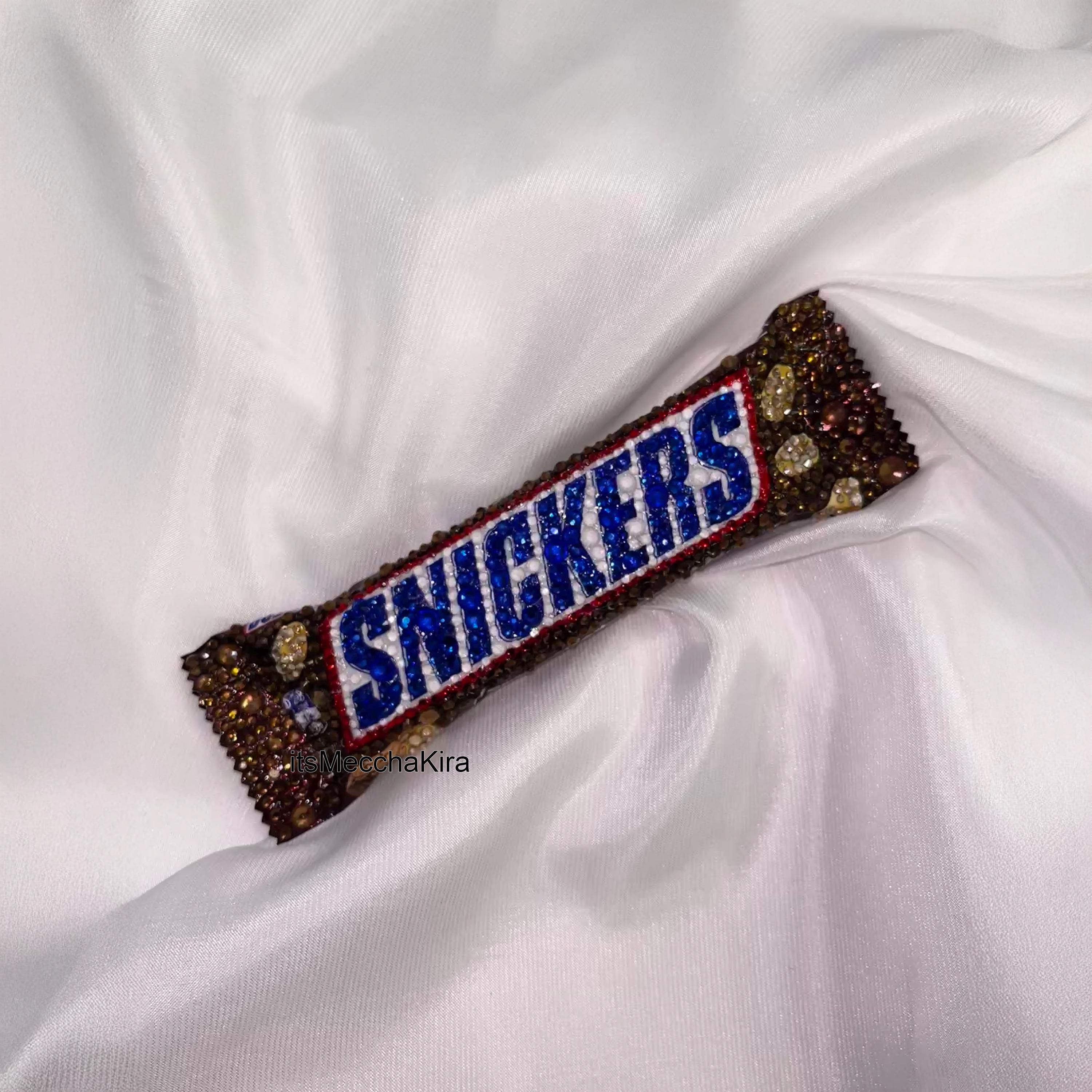Bedazzled Snickers Figure Bling Art - Etsy