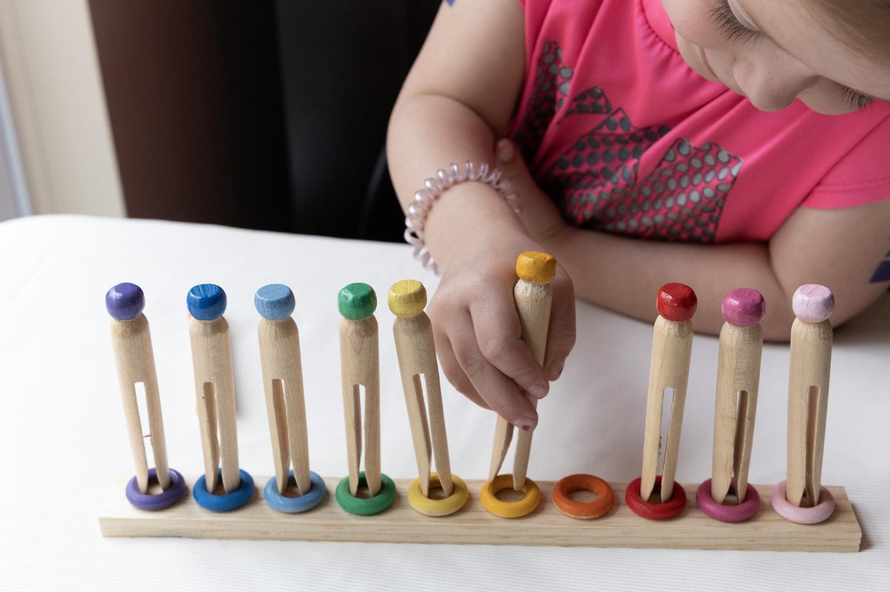 Wooden Clothespin Peg Sorting Activity, Montessori-sorting Activity - Etsy