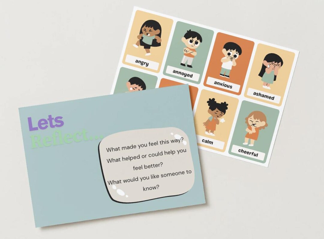 Feelings Check-in Chart for Kids – Printable SEL Resource (PDF) - Etsy