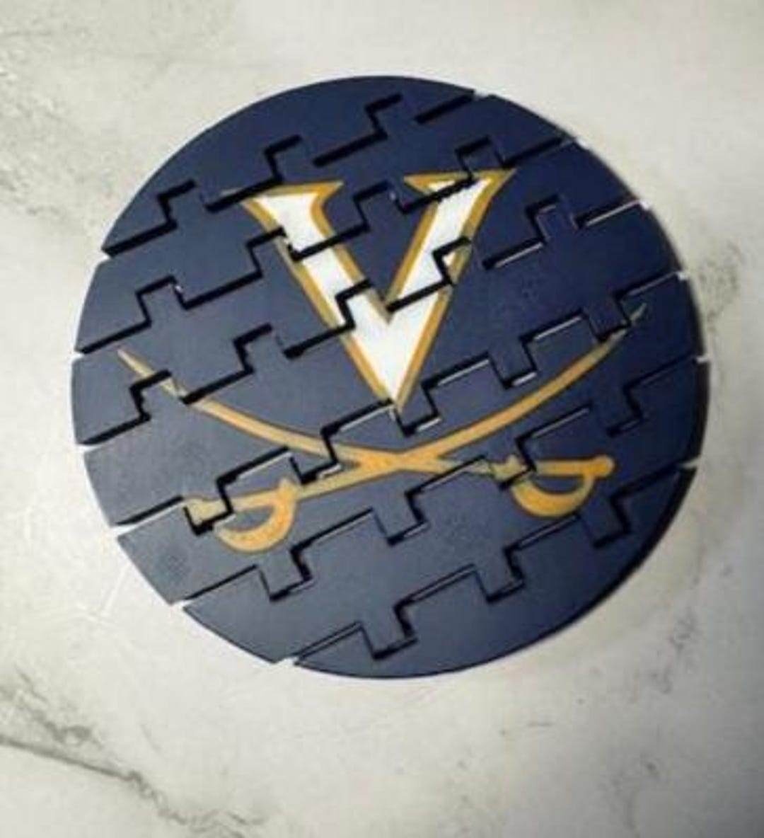 University of Virginia Cavaliers Puzzle Coaster UVA Sports Fan Game Day ...