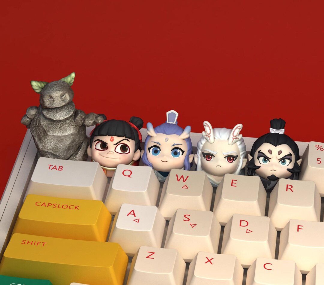 Nezha Conquers the Dragon King Keycap，luxurious Keycap,keycap Kappa ...