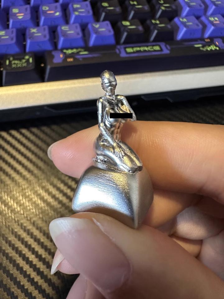 Kongshanji Mechanical Keyboard Keycaps, Creative Trend Cyber Art, 3D ...