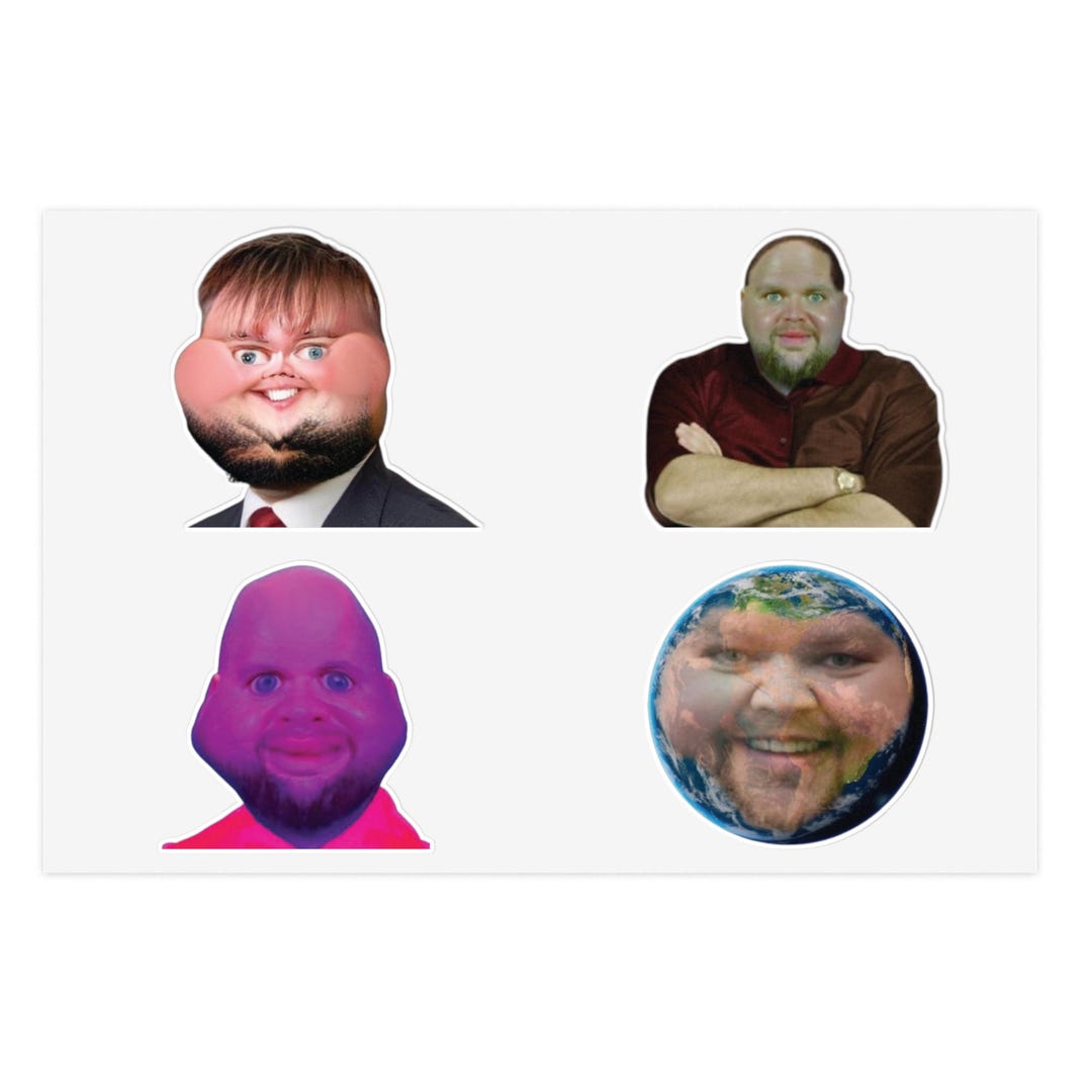 JD Vance Meme Sticker Pack (C) - 4 Vinyl Stickers - Etsy