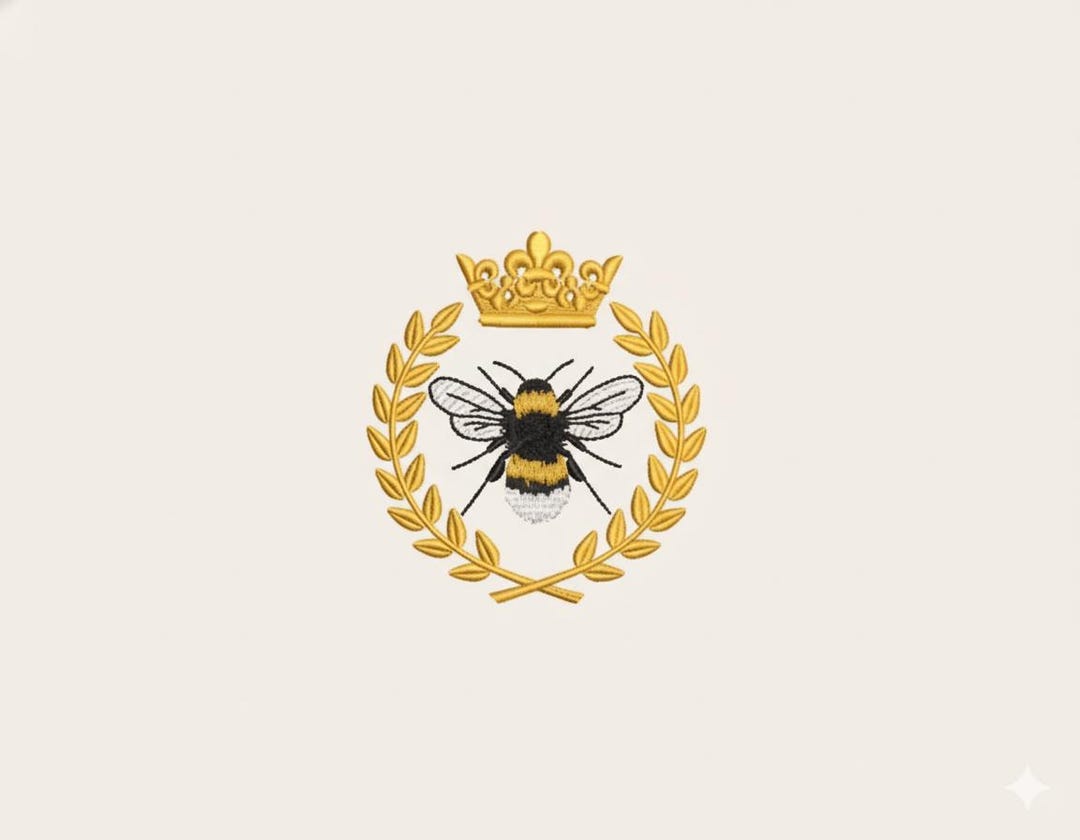 Embroidered Queen Bee Design, Queen Bee, Bee Kind Design, Mom Life ...