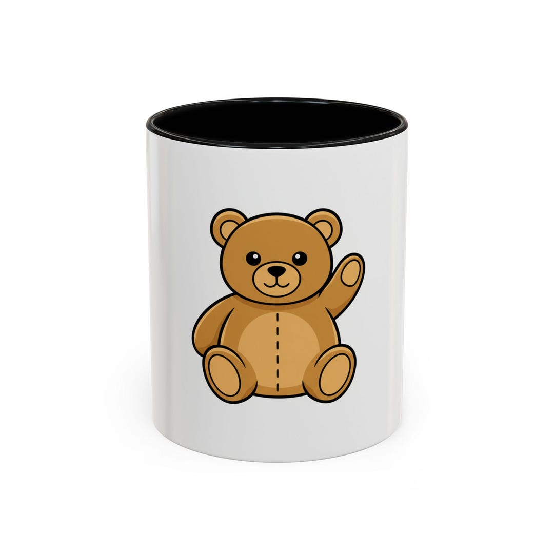 Cute Teddy Bear Mug | Accent Coffee Mug 11oz 15oz, Cute Teddy Bear Mug ...