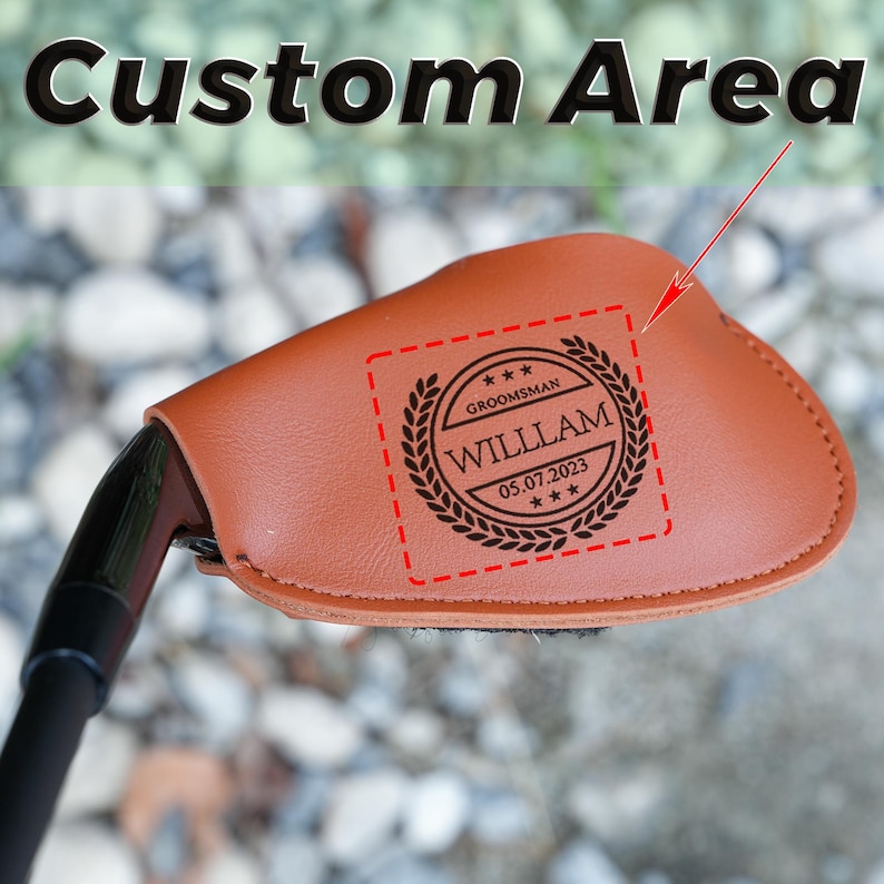 Personalized Golf Iron Head Covers, Custom Protective Golf Cover, Golf ...