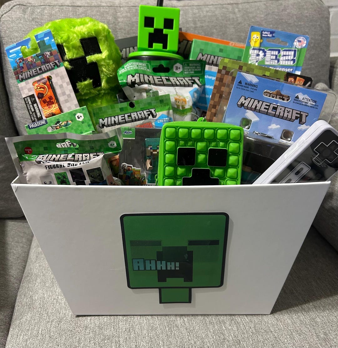 Minecraft Gift Basket! Perfect for Birthday or Any Occasion! Pre-filled ...