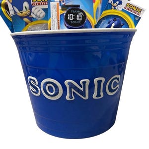 Sonic the Hedgehog Gift Basket! Perfect for Birthday or Any Occasion ...