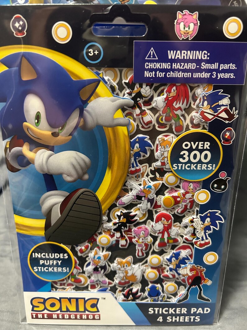 Sonic the Hedgehog Gift Basket! Perfect for Birthday or Any Occasion ...