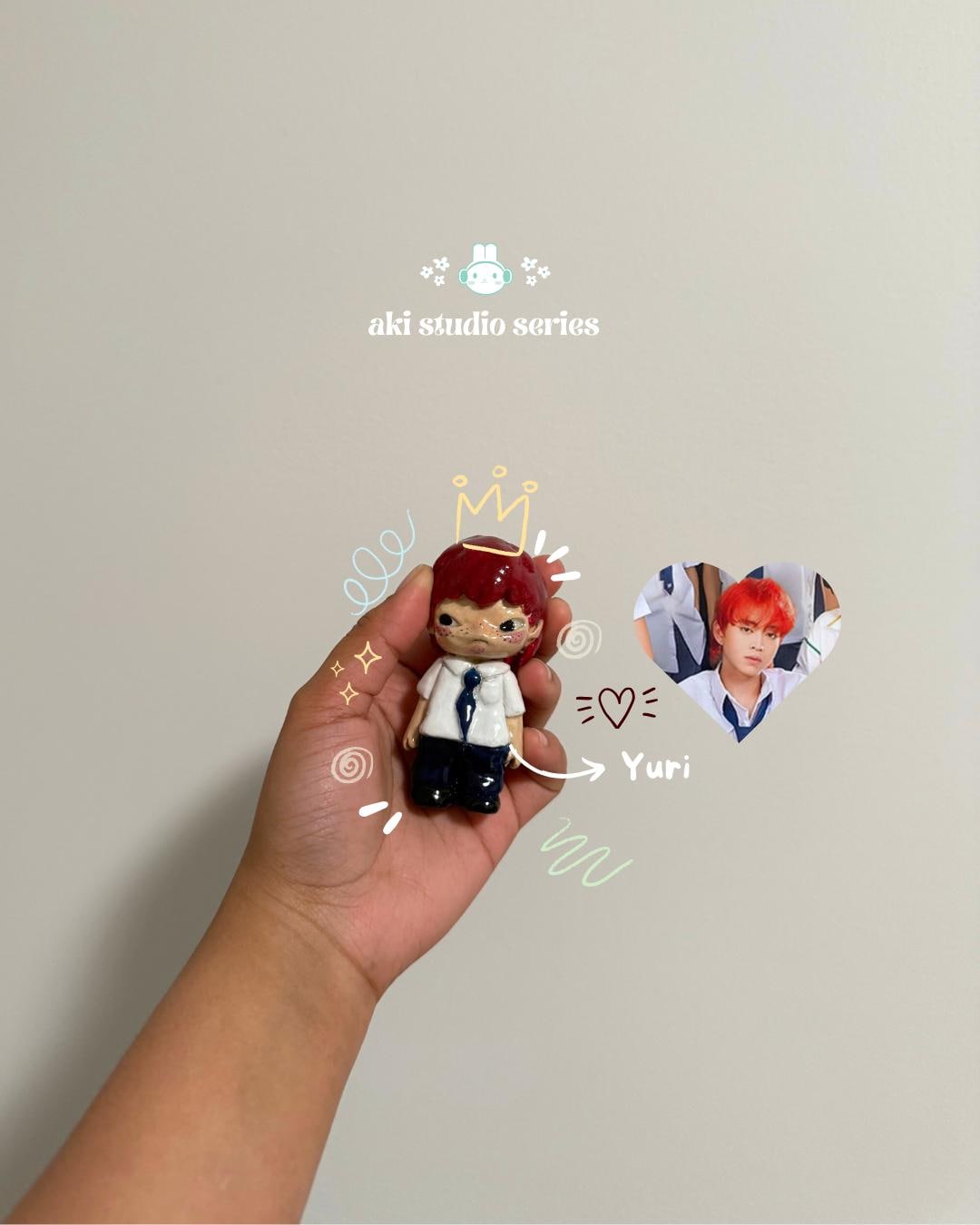 Personalized Custom Hirono-inspired Figurine | Handmade With Air Dry ...