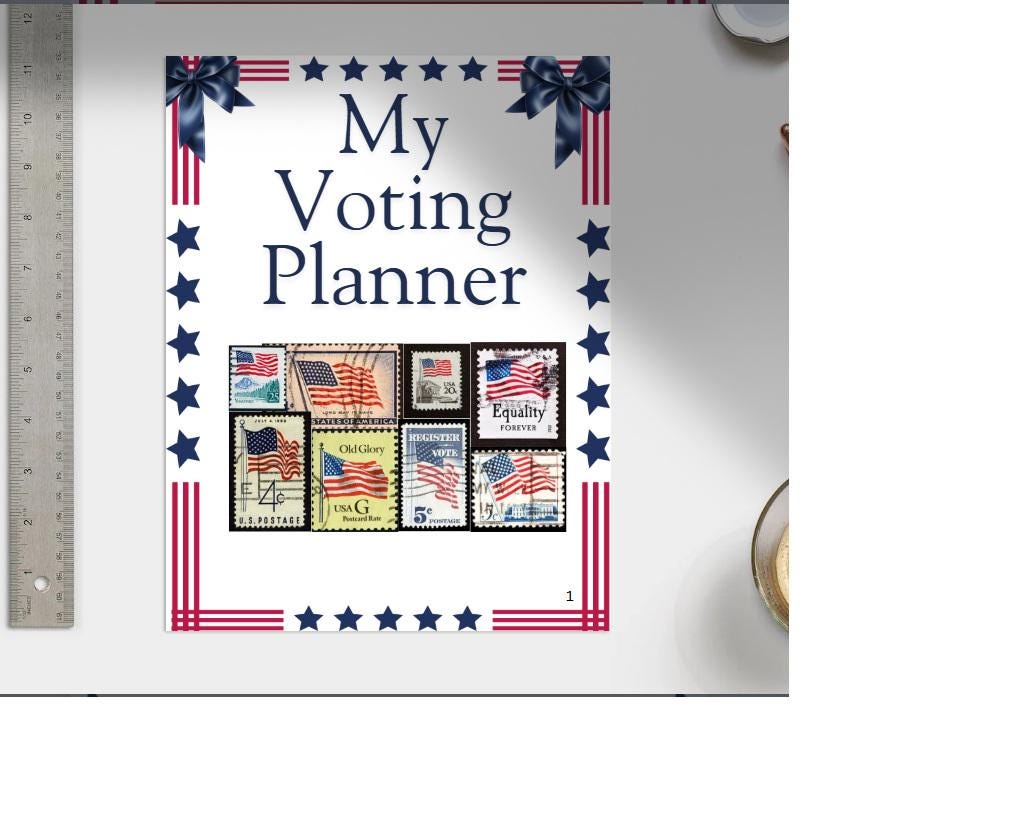 Voting Planner - Etsy