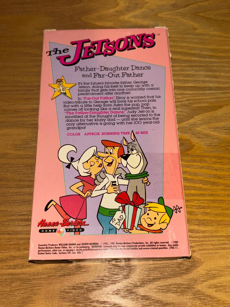 The Jetsons (VHS) Father-daughter Dance and Far-out Father Hanna ...