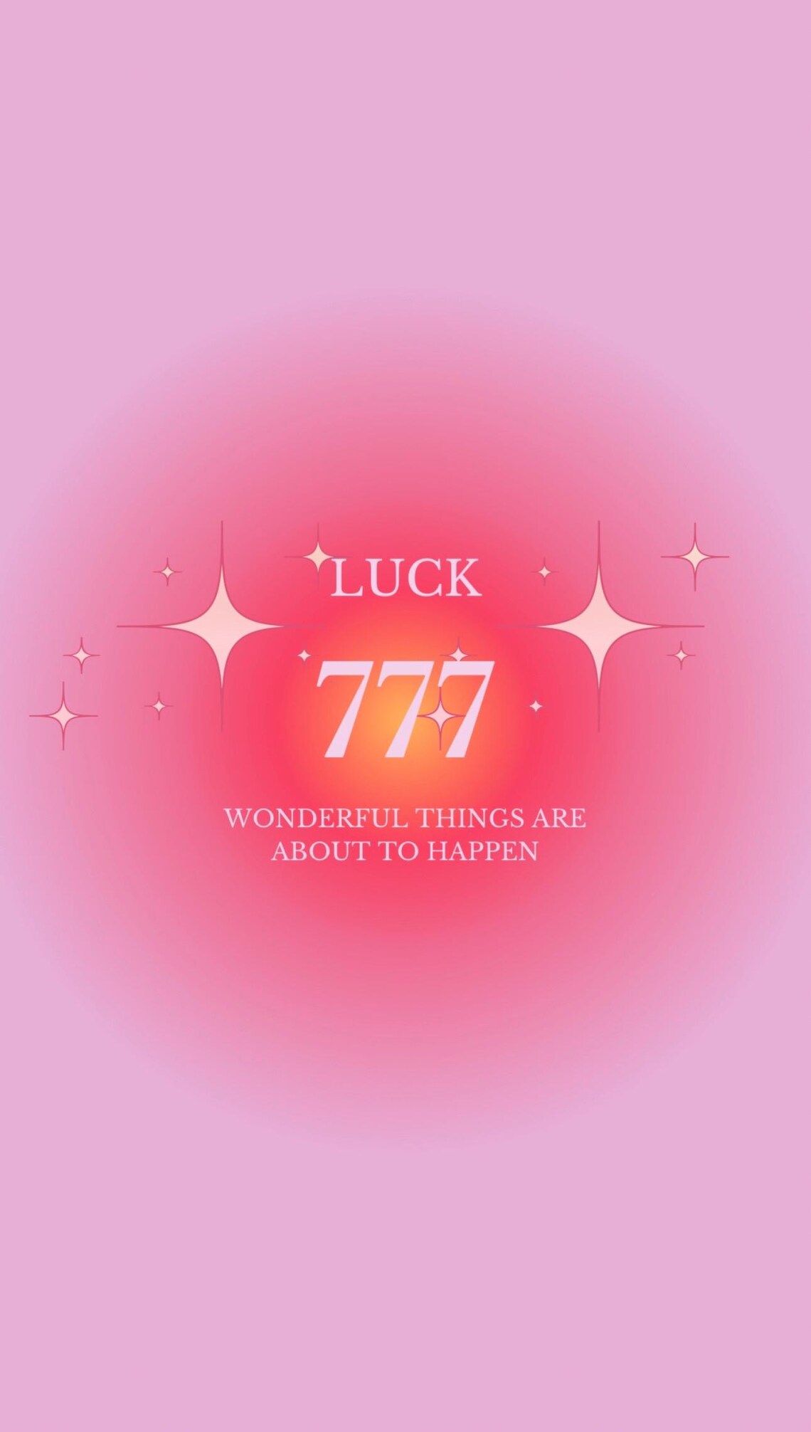 Angel Numbers 777 Quote Pink Phone Wallpaper iPhone Digital Download - Etsy