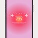 Angel Numbers 777 Quote Pink Phone Wallpaper iPhone Digital Download - Etsy
