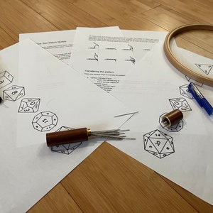 Polyhedral Dice Set Pattern - Etsy