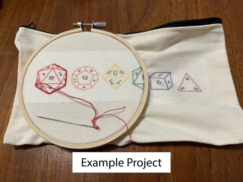 Polyhedral Dice Set Pattern - Etsy