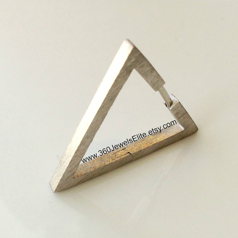 Conch Earring Triangle - Gauge Earring - Ear Cartilage Piercing ...