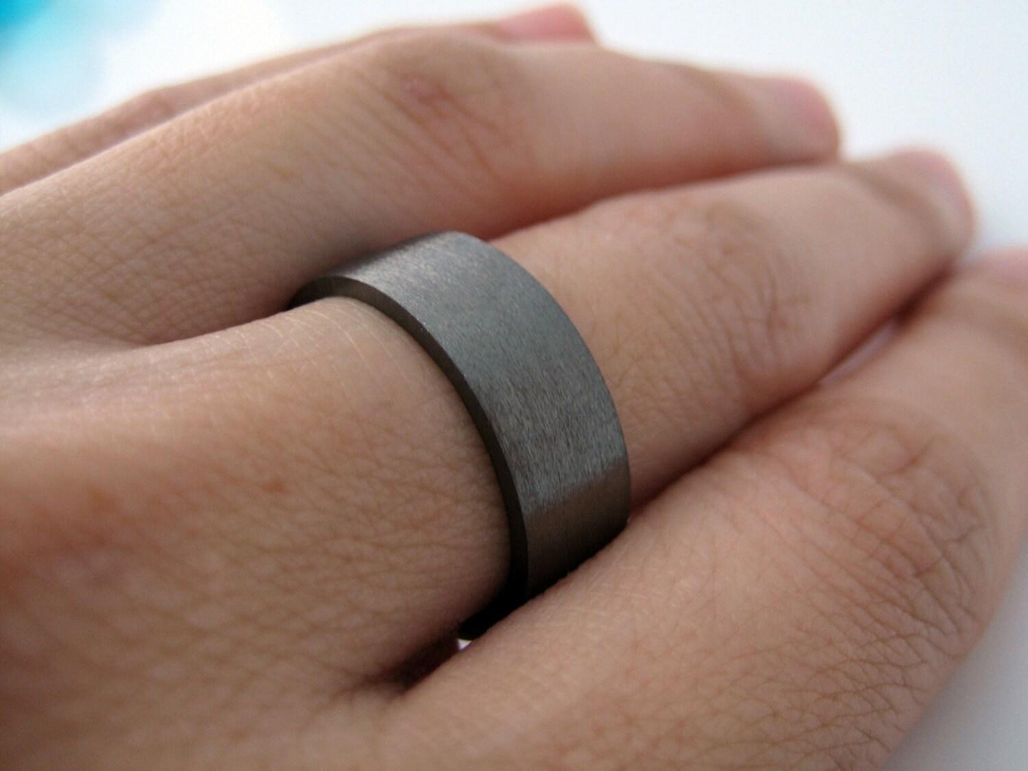7mm Wedding Band Black Gold Ring Men's Ring Etsy - Etsy