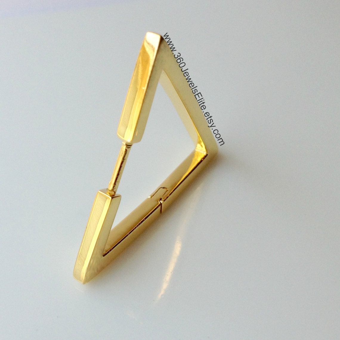 Conch Earring Triangle - Gauge Earring - Ear Cartilage Piercing ...