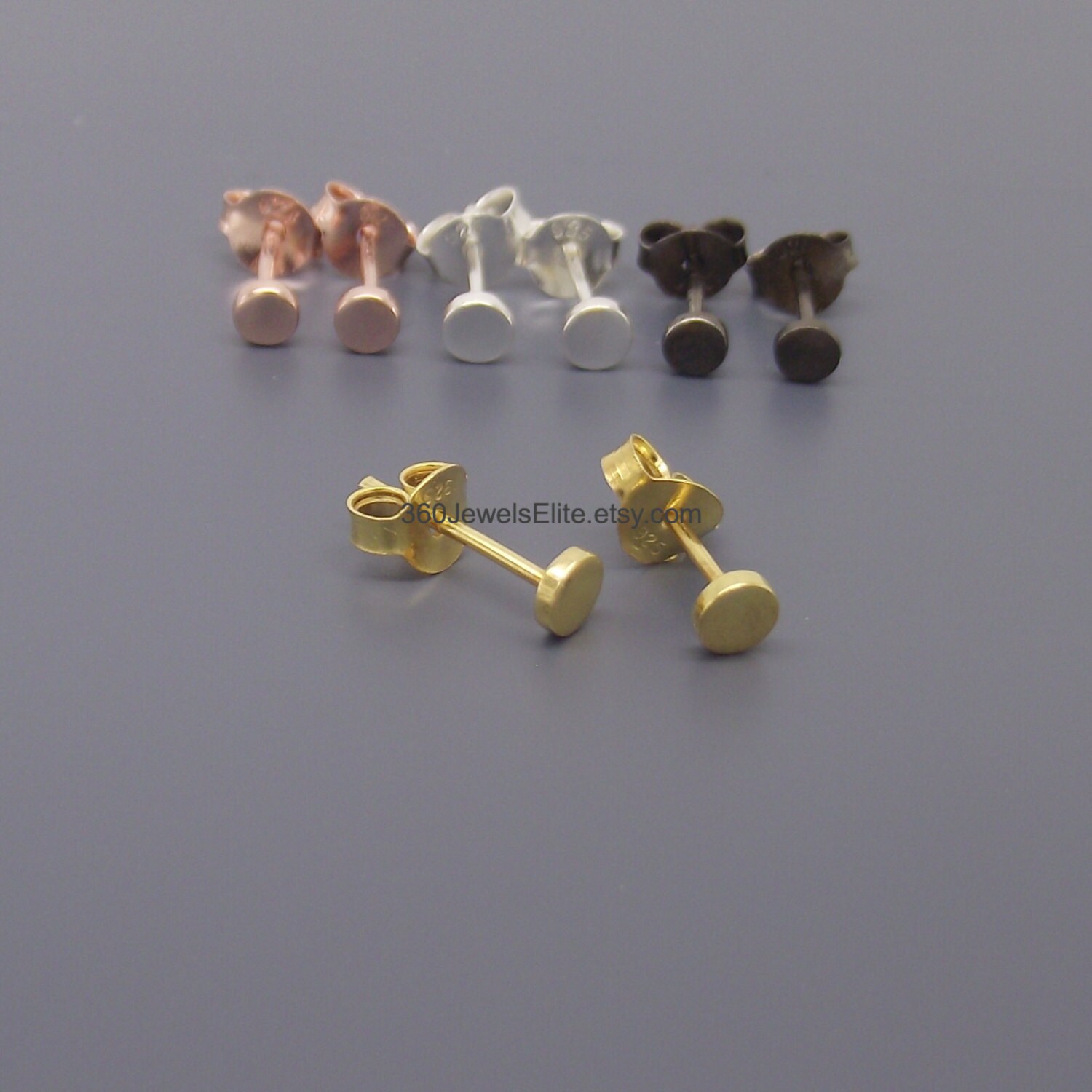 Gauge Stud Earrings Custom Gauge Ear Posts 12 Gauge 14 - Etsy