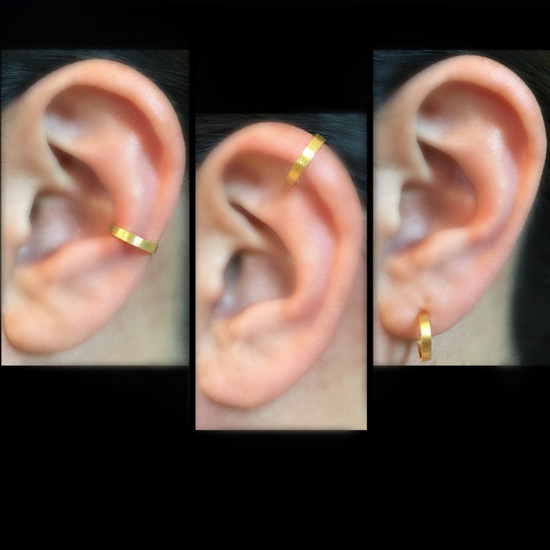 Gold Zest Ear Cuff Non Pierced Ear Cuff Non Piercing | Etsy