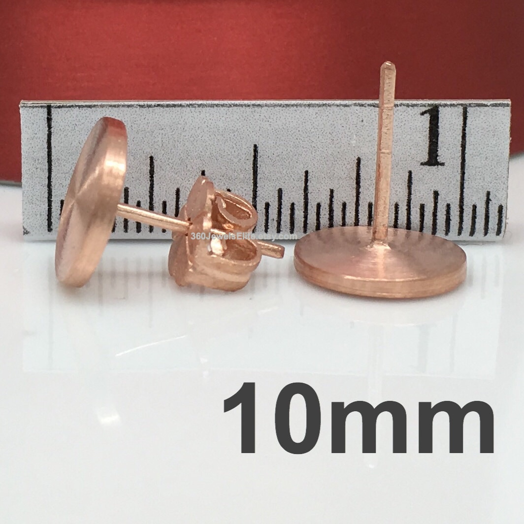 Hot Rod Copper Stud Earrings Large Stud Earrings Mens - Etsy