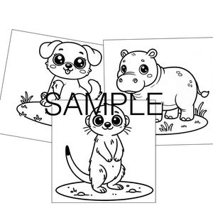 Animal Colouring Page for Kids - Printable Digital Download | Fun ...