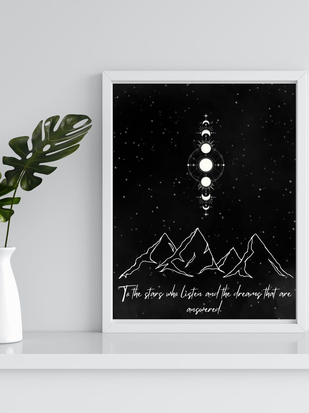 ACOTAR Wall Print | A Court of Thorns and Roses | Bookish Wall Art ...