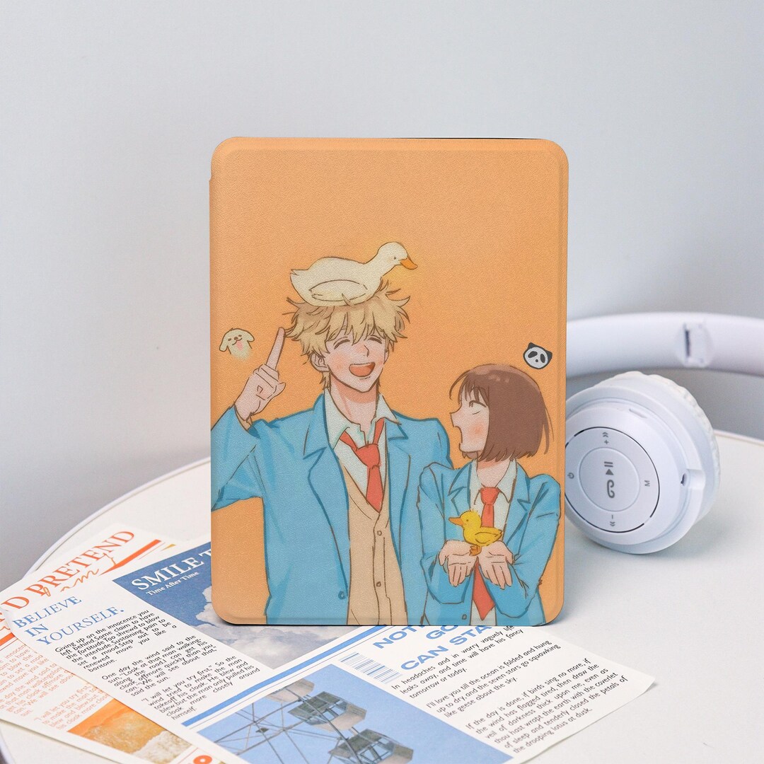 Cute Anime Figures Case With Hand Strap for Kindle 2025, Kindle 12/11 ...