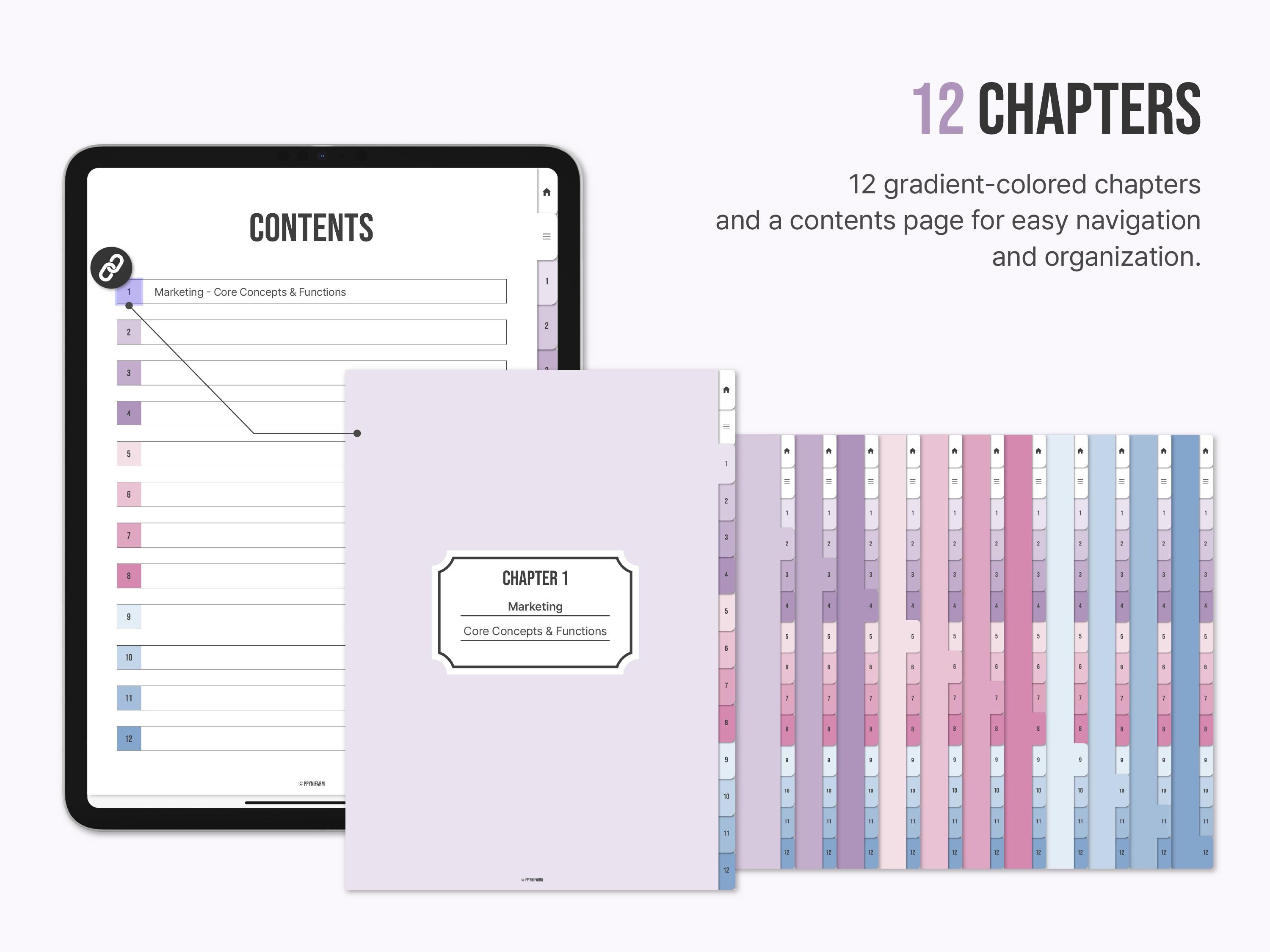 PASTEL FADE Digital Notebook｜hyperlinked Notebook｜shortcuts｜student ...