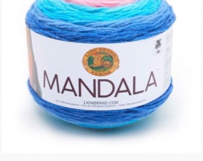Lion Brand Mandala Yarn 5.3oz Phoenix Siren - Etsy