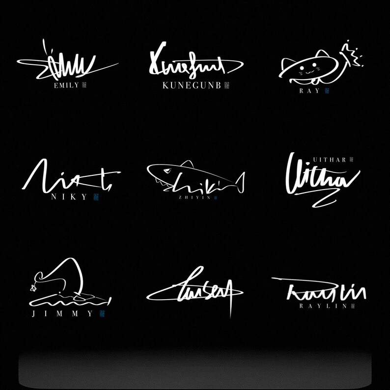 Custom Handwritten Name, Digital Handwriting Name Art , Custom ...