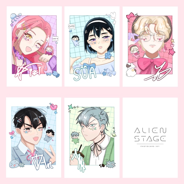 Alien Stage Photocard - Etsy