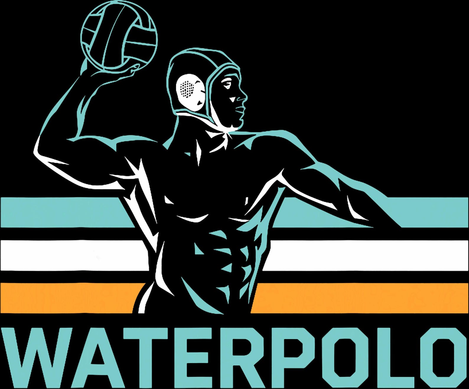 File PNG Modern Water Polo Splash | Artistic Sports Printable Design - Etsy