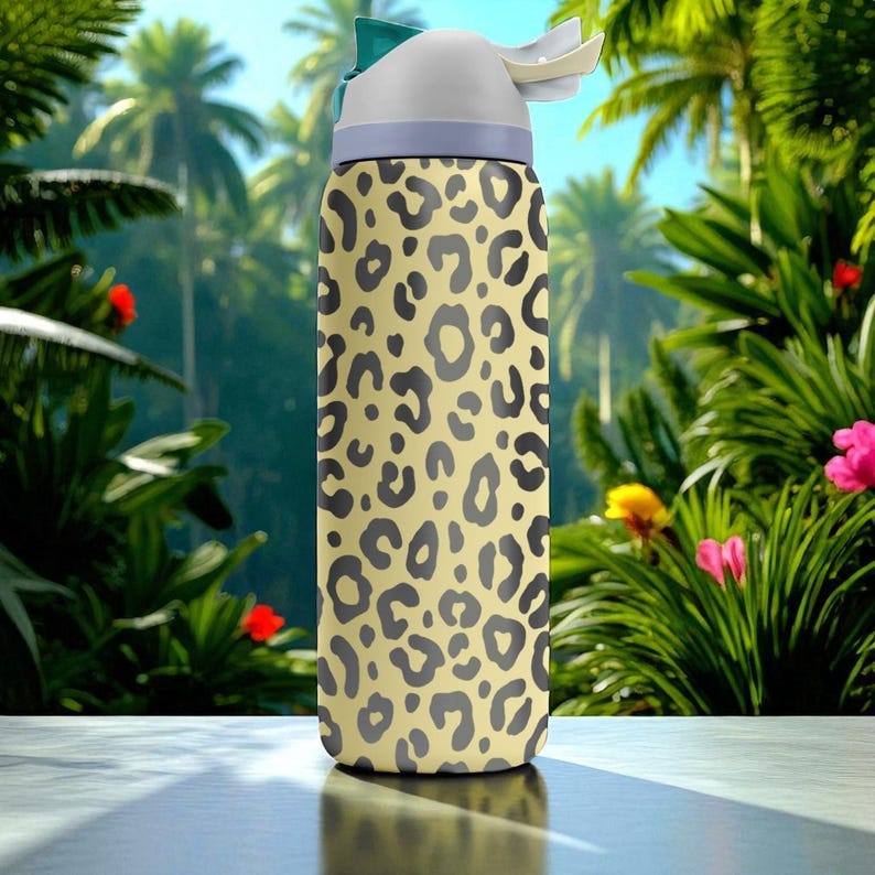Leopard Engraved Owala Tumbler – 16oz 24oz 32oz 40oz Animal Print ...
