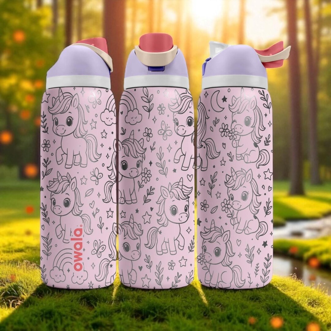 Piglet Owala Tumbler – 16oz 24oz 32oz 40oz Cute Farm Animal Water ...