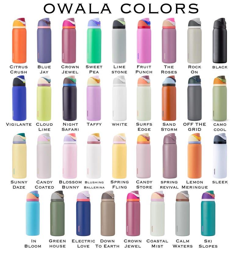 Duck Engraved Owala Tumbler – 16oz 24oz 32oz 40oz Yellow Freesip Cup ...