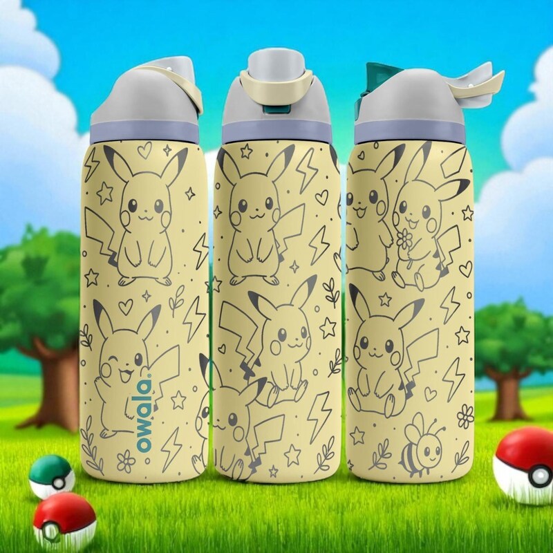 Pikachu Drinks Bottles - Etsy