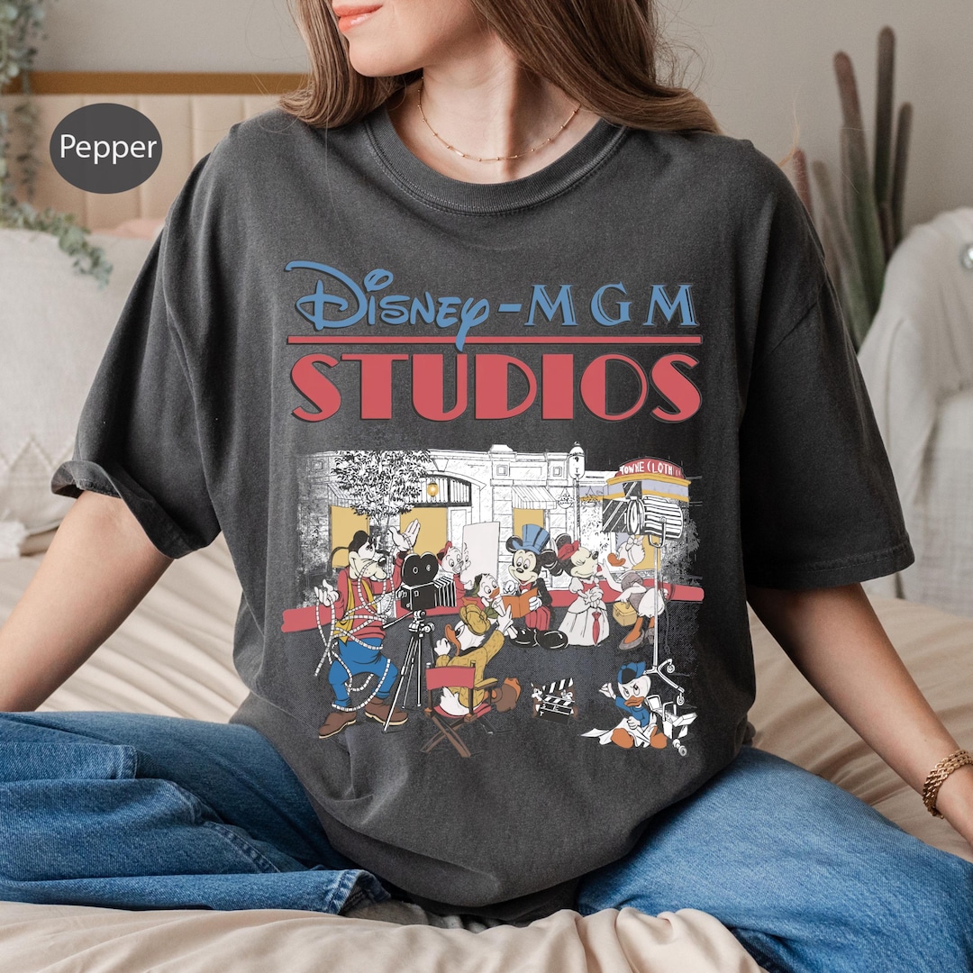 Retro Disney MGM Studios Comfort Colors Shirt, Hollywood Studios Shirt ...