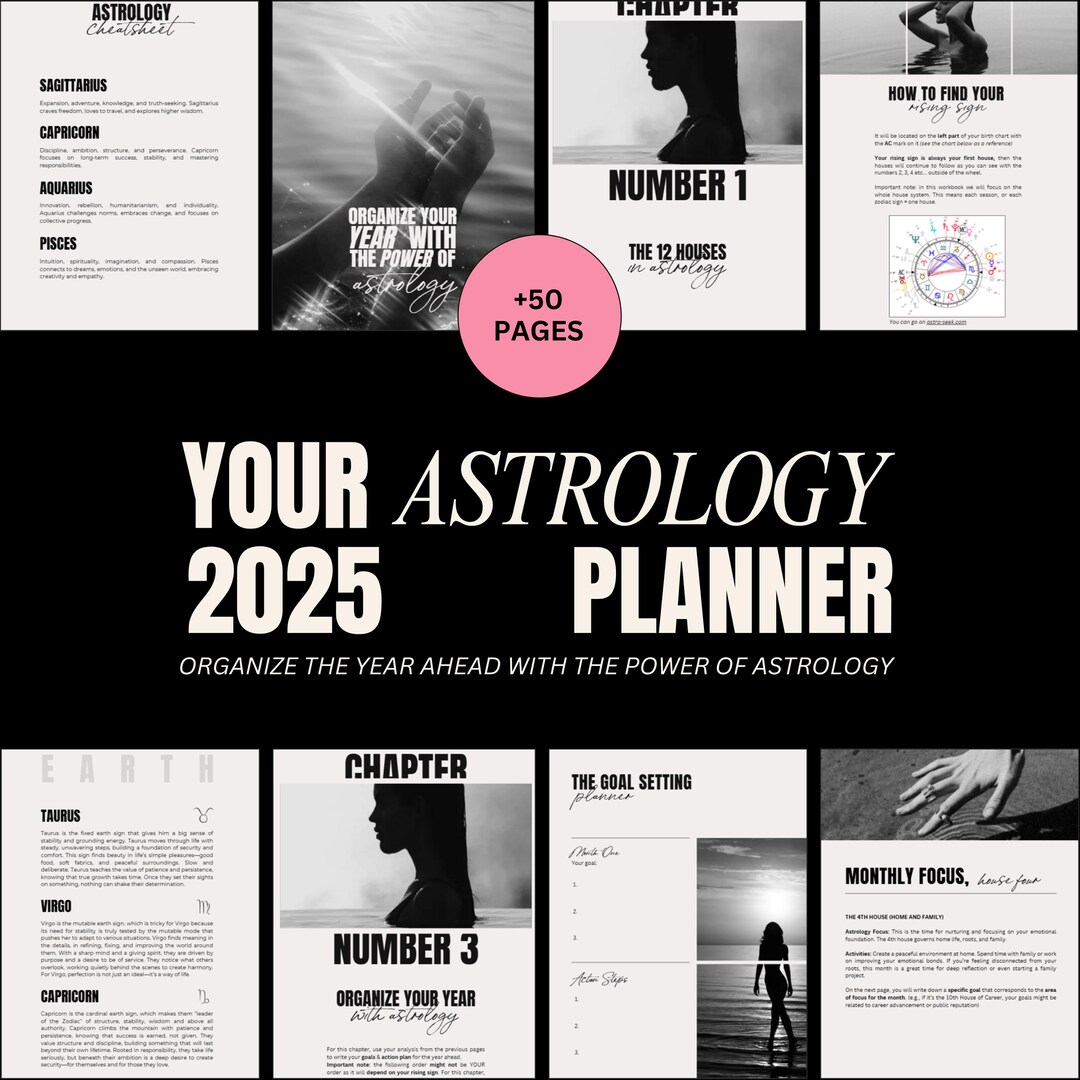 Astrology Planner & Workbook | Lunar New Year | Astrological Year ...