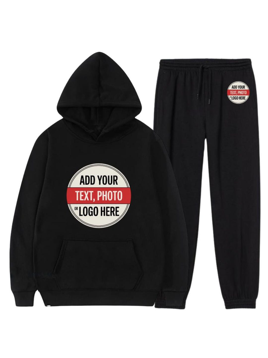 Custom Tracksuit, Logo, Your Logo & Photo on a Hooded Sweatsuit or ...