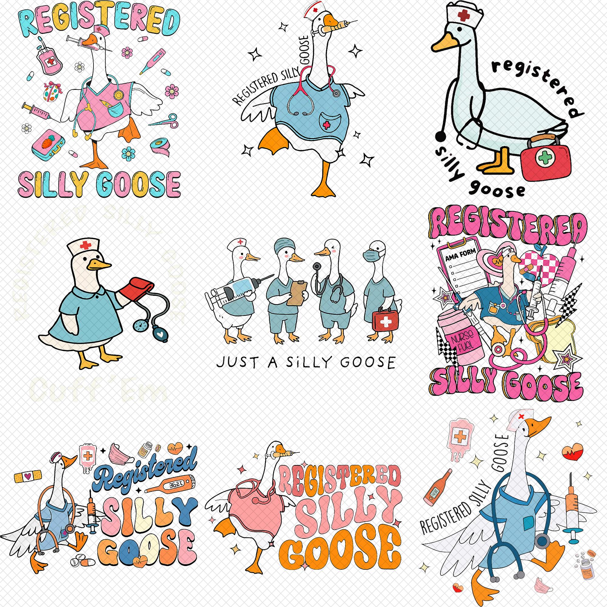 Silly Goose Registered Nurse Png, Nursing Student Png, Nursing School ...