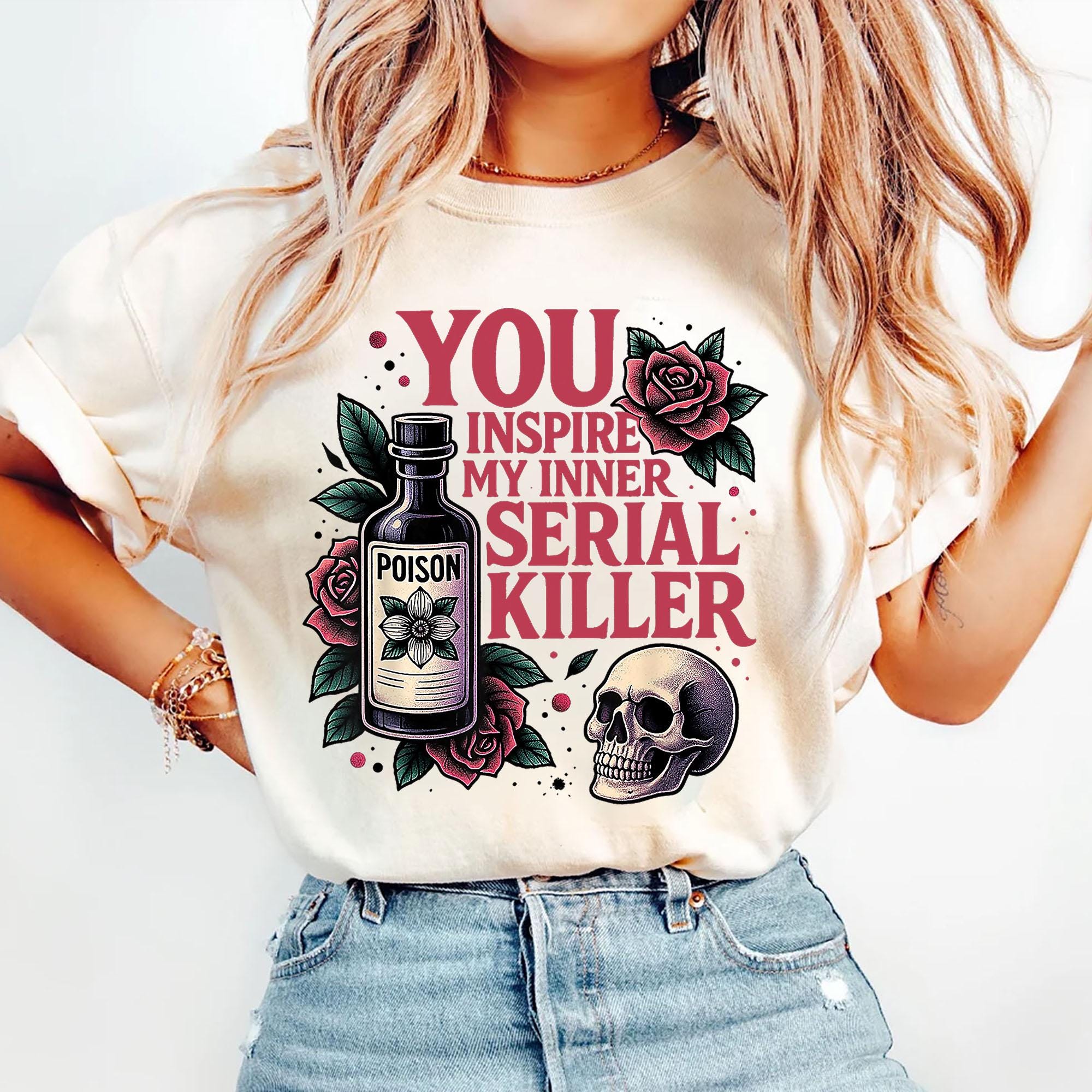 You Inspire My Inner Serial Killer Png, Dark Humor Png, Gothic Png ...